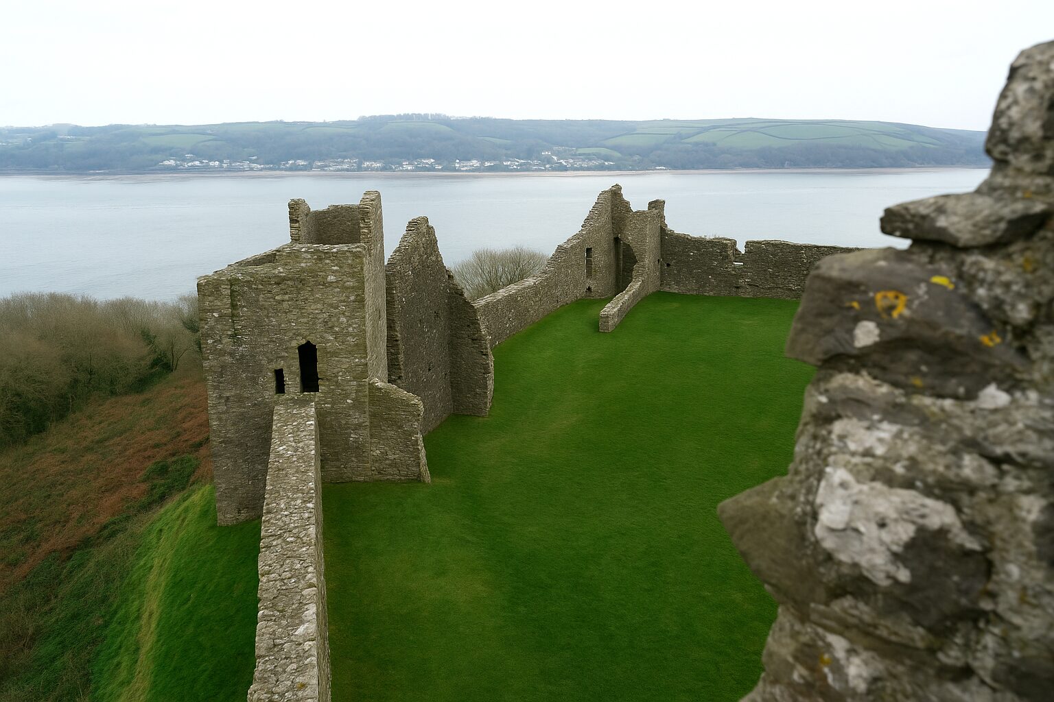 Llansteffan Castle ghost stories.